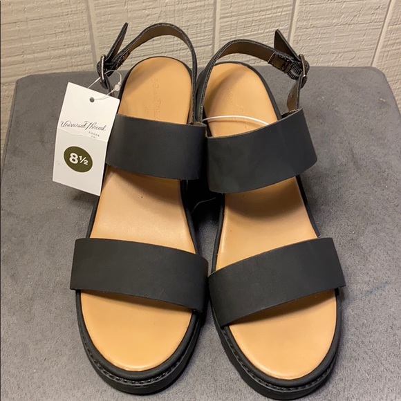 Universal Thread | Shoes | Universal Thread Black Wedges | Poshmark